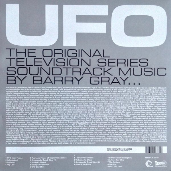 Barry Gray | UFO (Soundtrack) | Album – Artrockstore