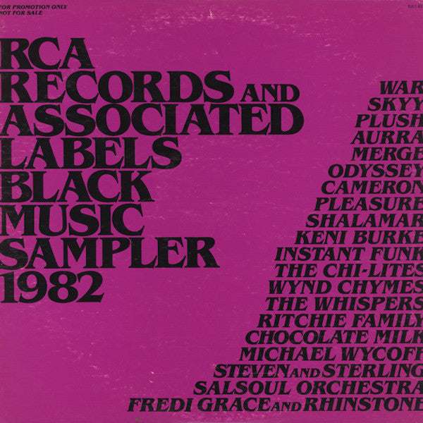 Various Artists | RCA Records - Black Music Sampler 1982 (Comp.) | アルバ ...