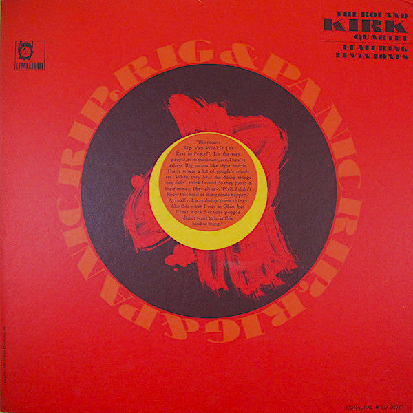 Roland Kirk | Rip, Rig and Panic | Album – Artrockstore