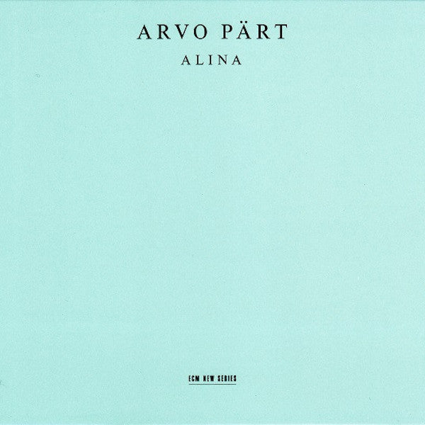 Arvo Part | Alina | Album – Artrockstore
